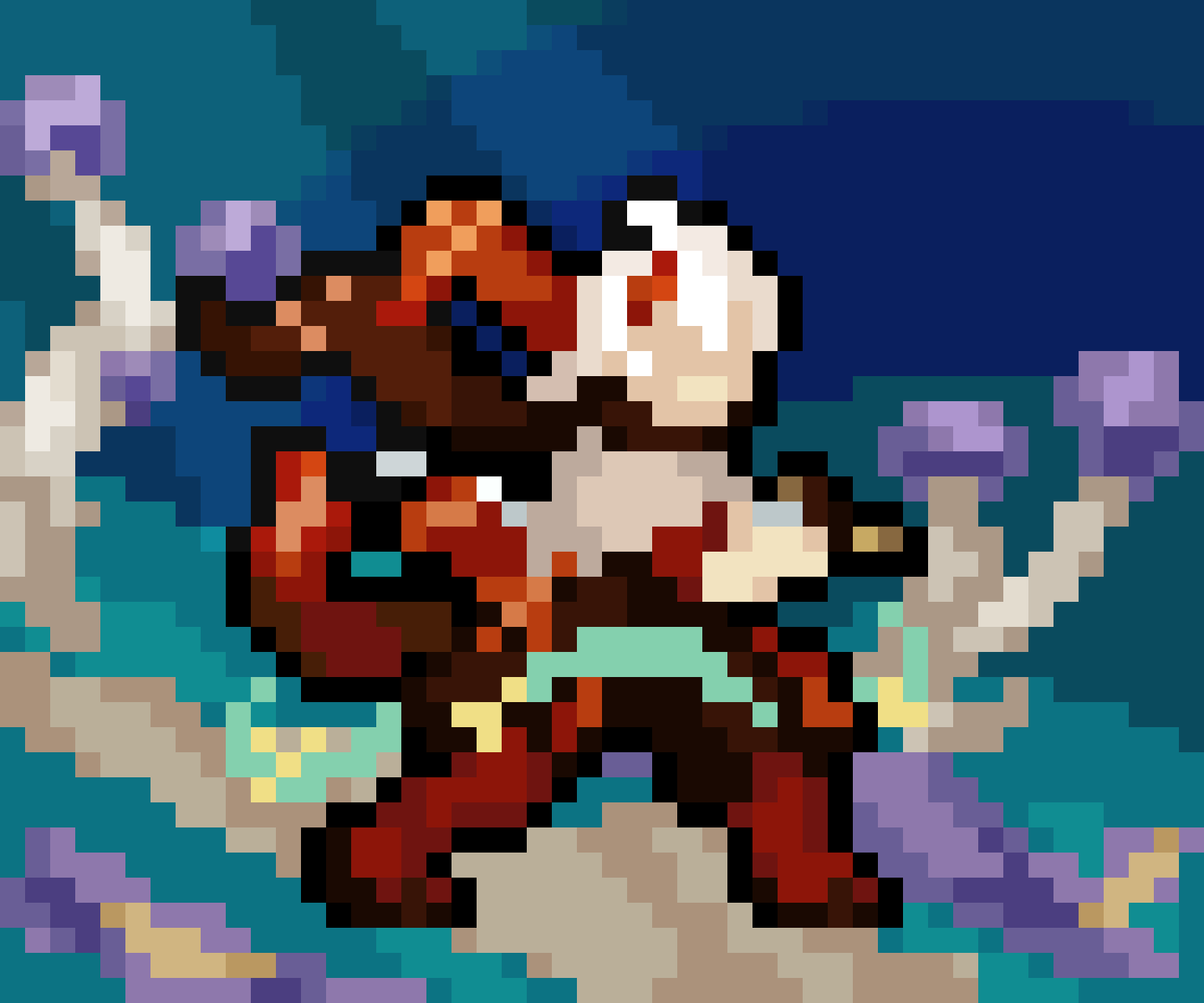 Kazuha Animated Pixel Art! Genshin Impact | HoYoLAB