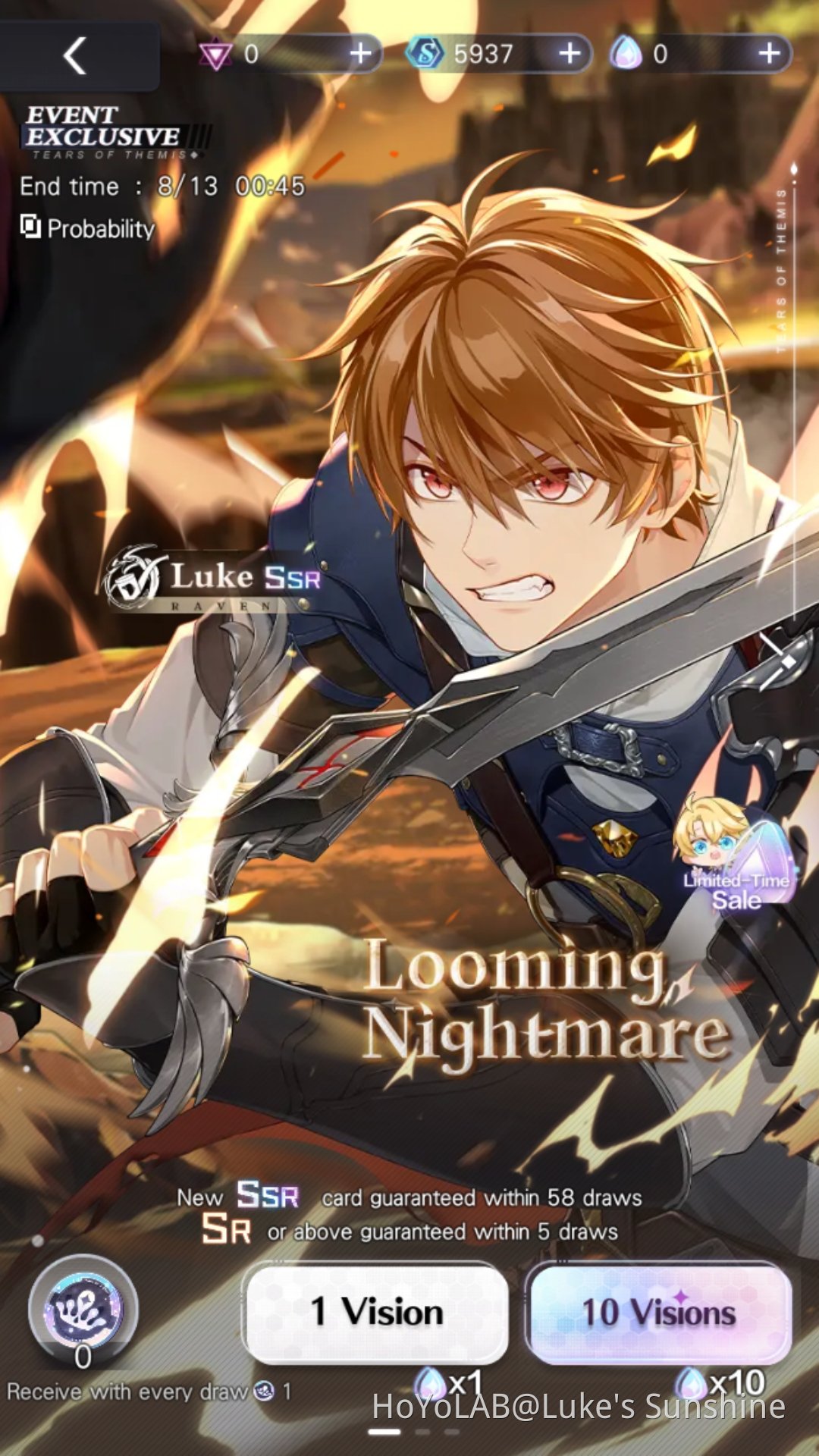 It's so hard to pull you LUKEY! Tears of Themis | HoYoLAB