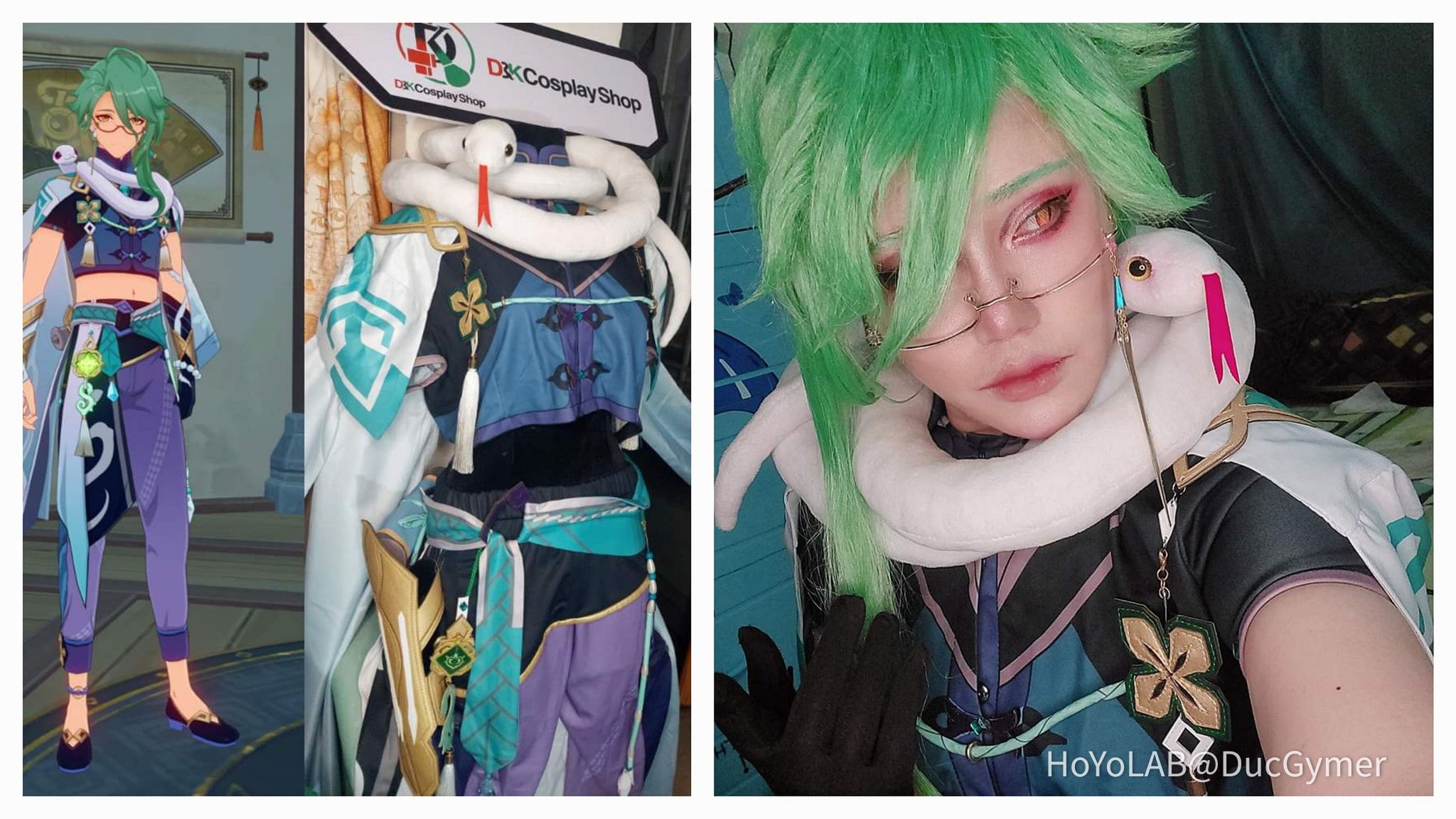 My wife cosplay Baizhu Genshin Impact | HoYoLAB