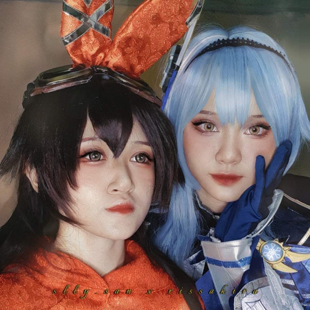 (Cosplay) Eula and Amber Hangout! Genshin Impact | HoYoLAB