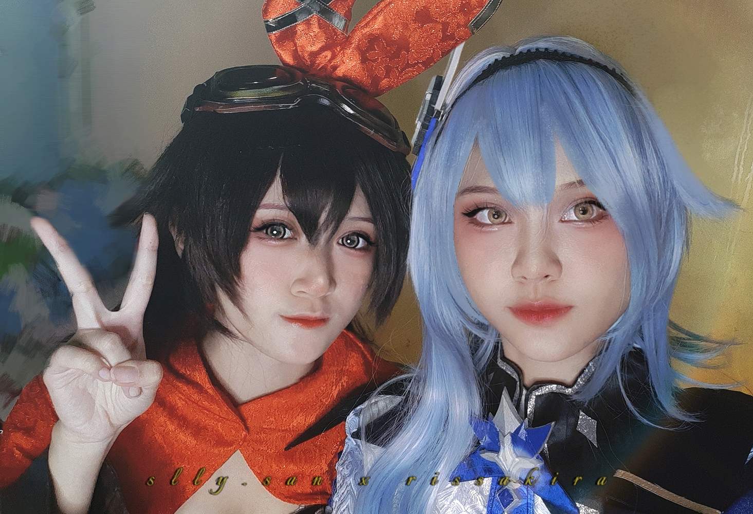 (Cosplay) Eula and Amber Hangout! Genshin Impact | HoYoLAB