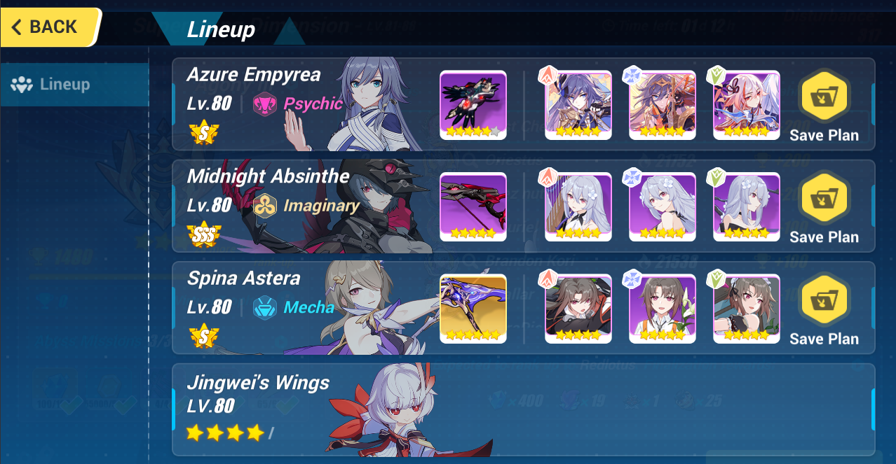 Getting demoted when you got fully ready team for next weather in EX Abyss Honkai Impact 3rd ...