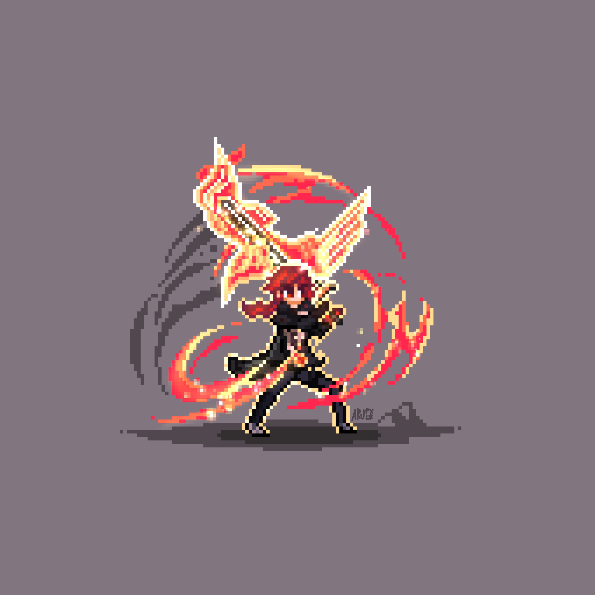 Diluc Pixel Art Genshin Impact | HoYoLAB