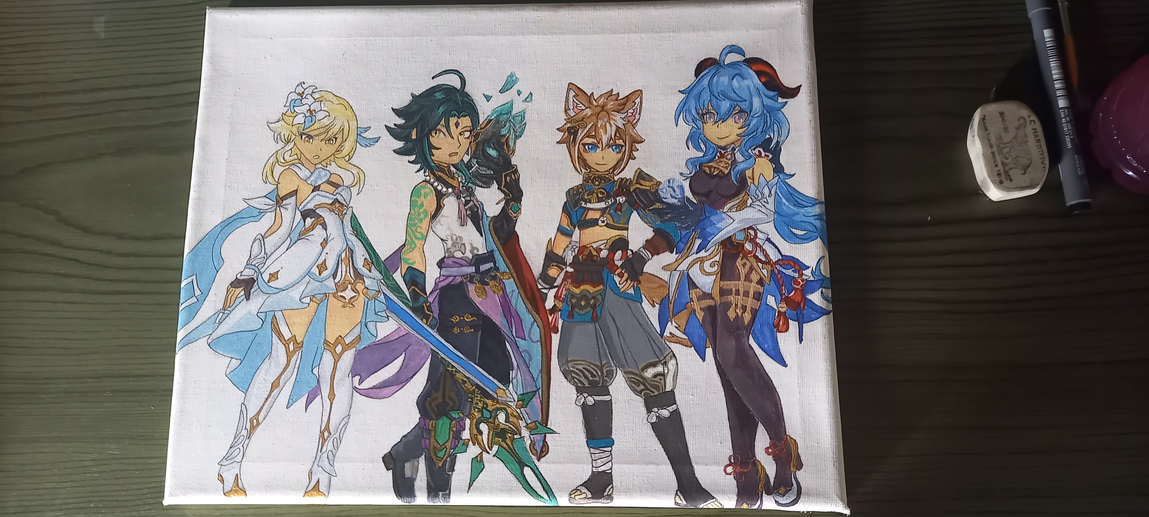 genshin painting Genshin Impact | HoYoLAB