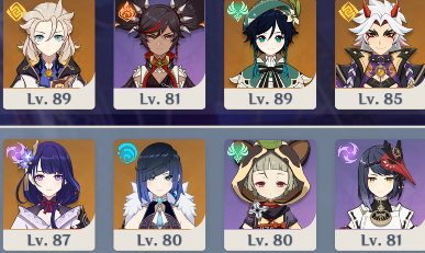 Xinyan Shield Burst team, 3 F12 Abyss full stars w/o repeating ...