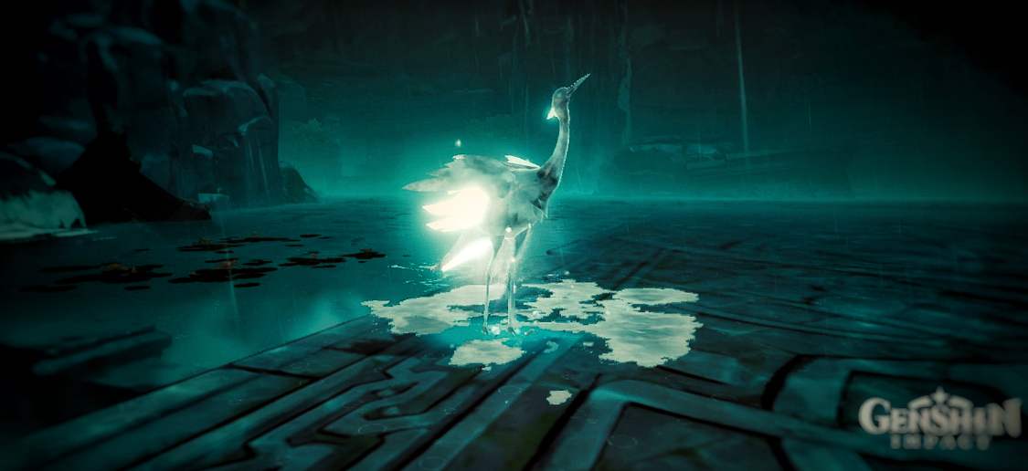 Frozen Hydro Mimic Crane Genshin Impact | HoYoLAB