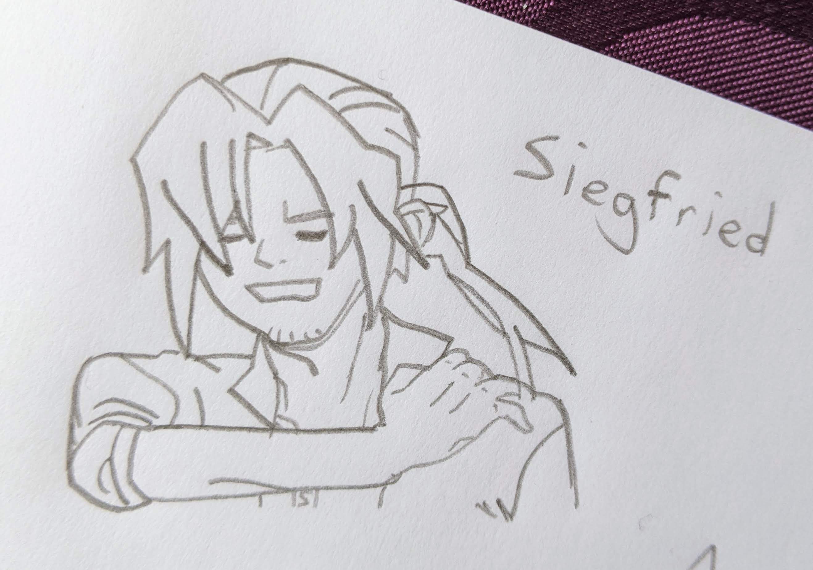 Siegfried Drawing Honkai Impact 3rd | HoYoLAB