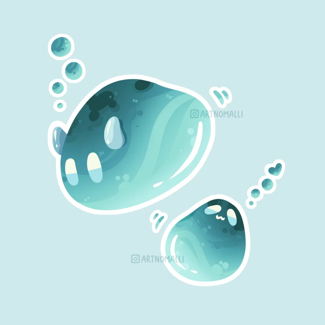 hydro slimes ! Genshin Impact | HoYoLAB