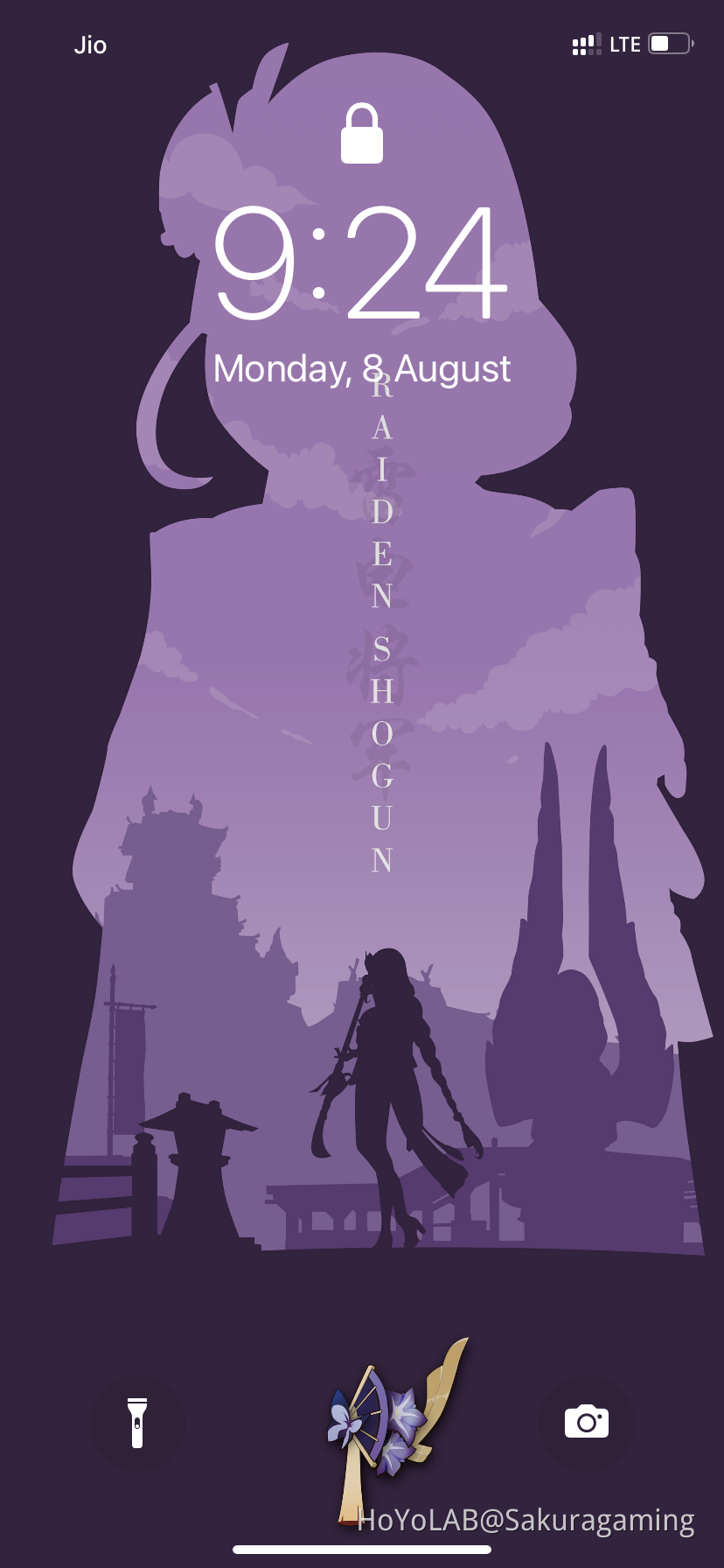 Raiden wallpaper and home screen icons Genshin Impact | HoYoLAB