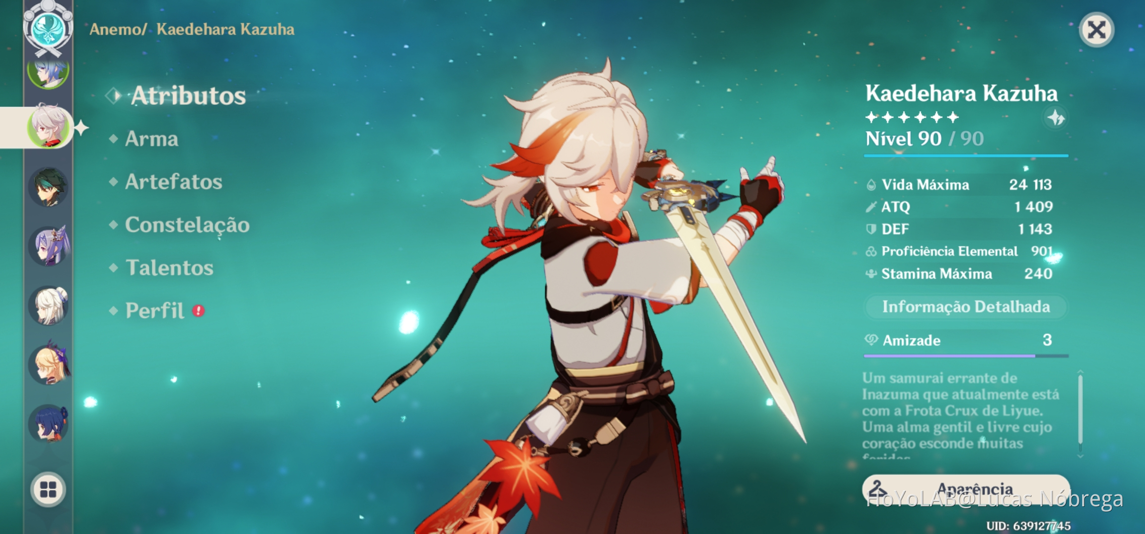 Artefatos do Kazuha Genshin Impact | HoYoLAB