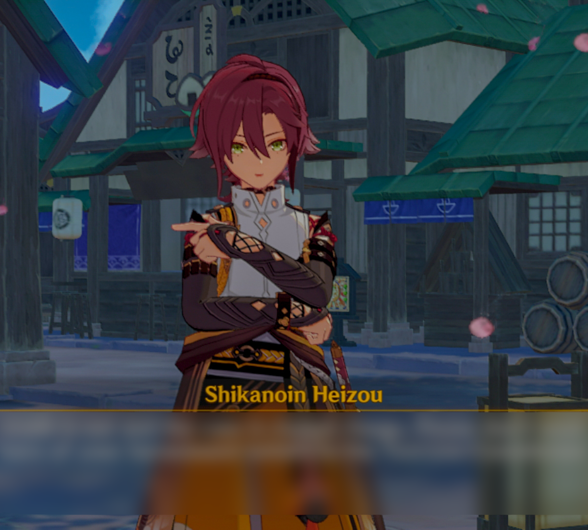 heizou doing the hand thing because I'm in love w him ig Genshin Impact ...