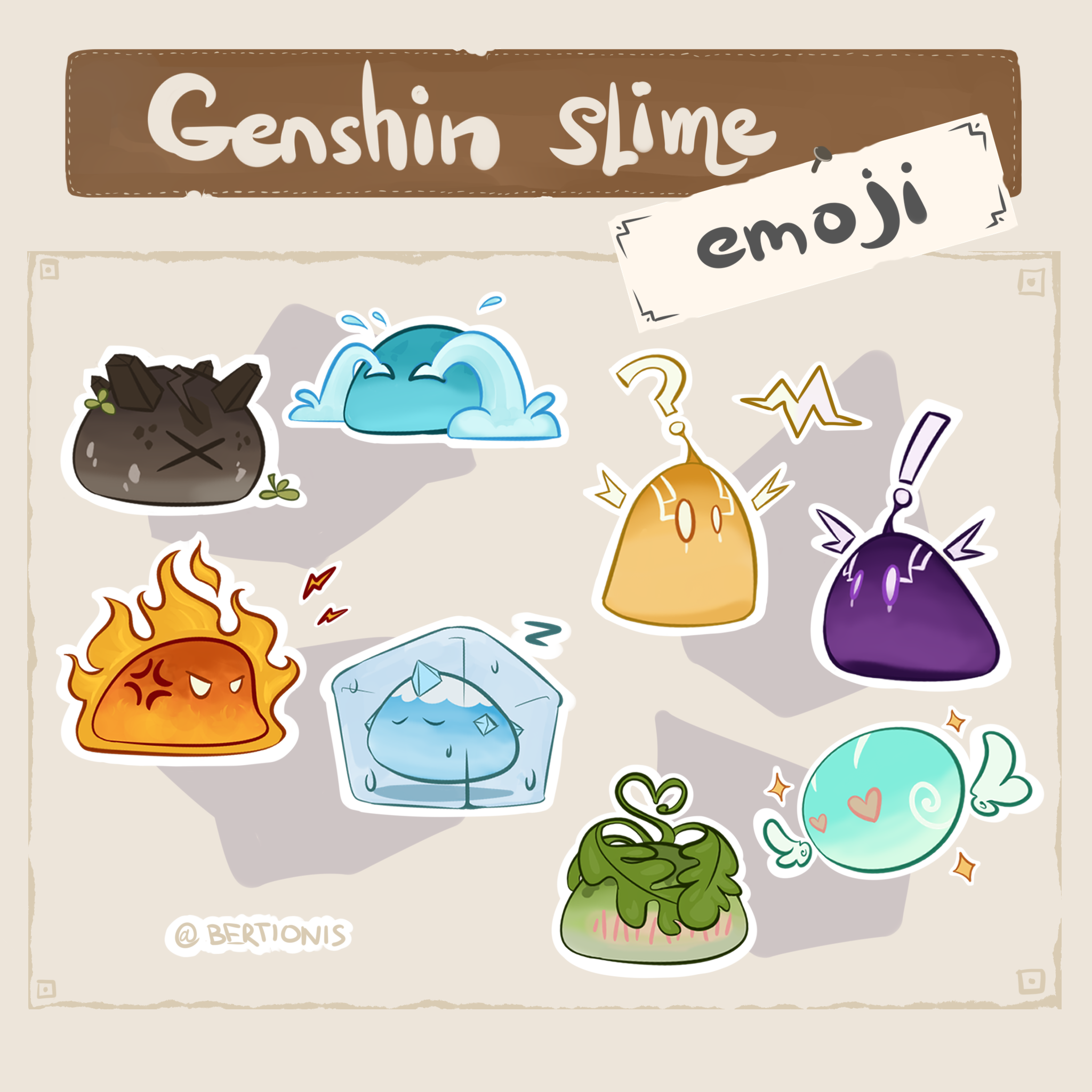 Genshin slime emoji Genshin Impact | HoYoLAB