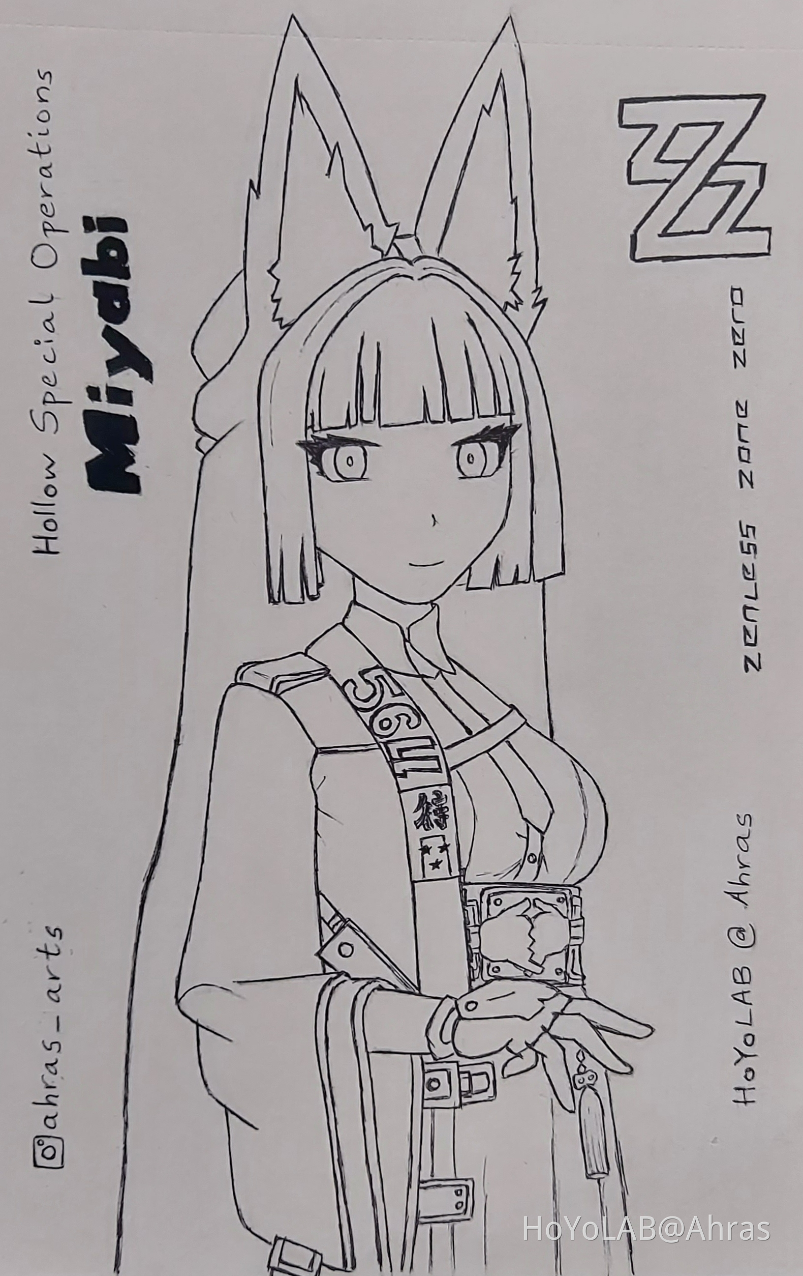 ZZZ Fan Art Event - Miyabi Fan Art Zenless Zone Zero | HoYoLAB