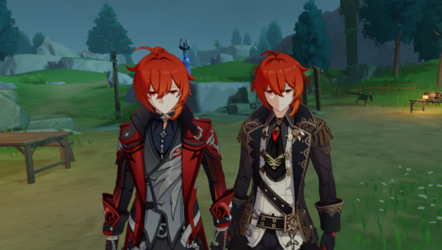 POV: you called your friend so you can compare n decide whether Diluc's ...