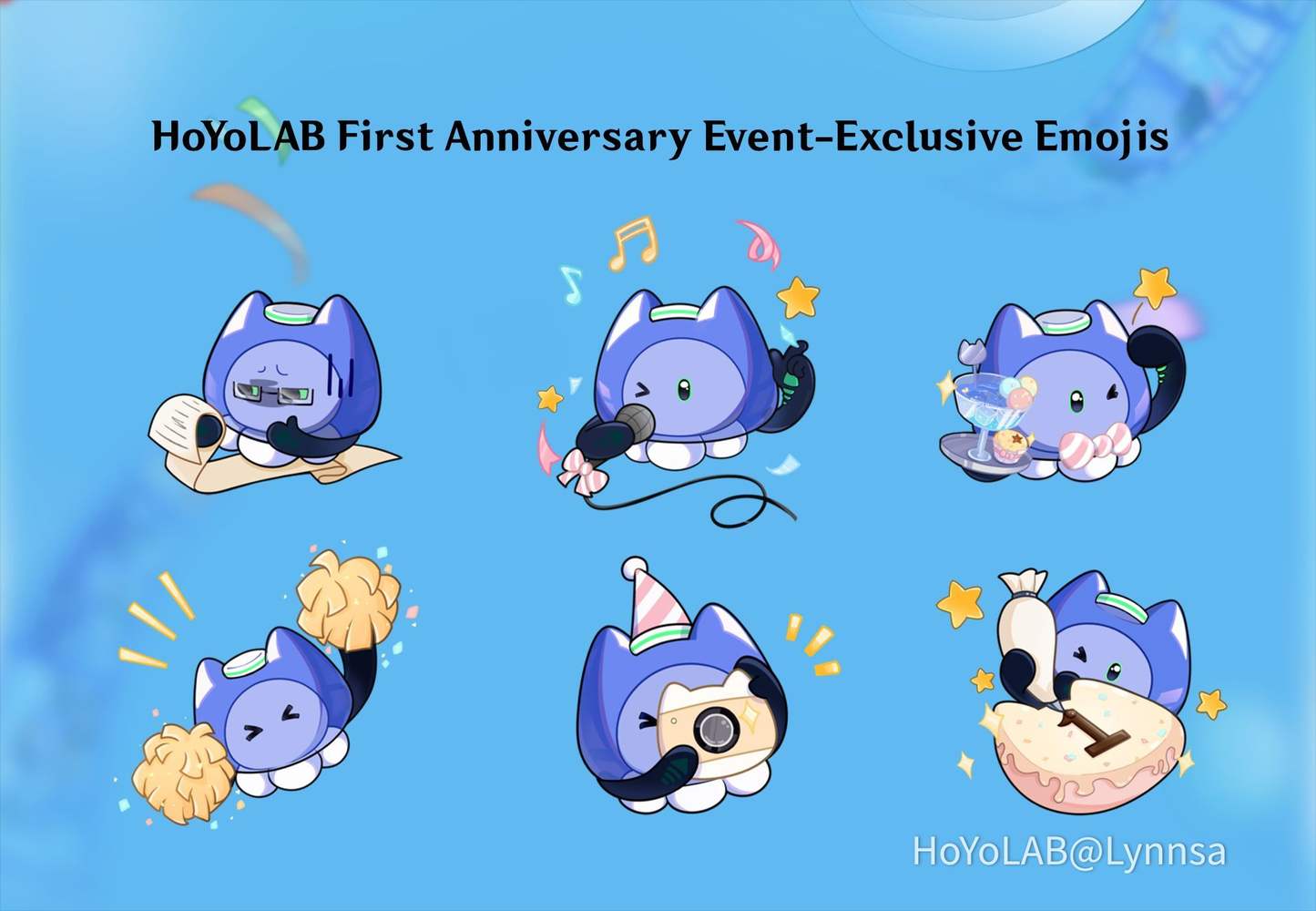 [NEW] HoYoLAB First Anniversary Event-Exclusive Emojis added to my ...
