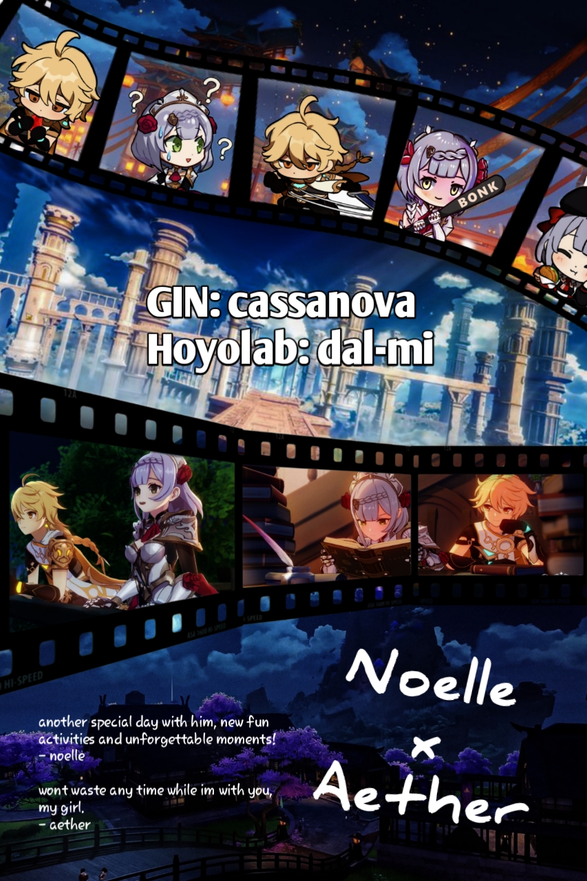 Noelle and Aether are dating in Dawn Winery! ♡ Genshin Impact | HoYoLAB