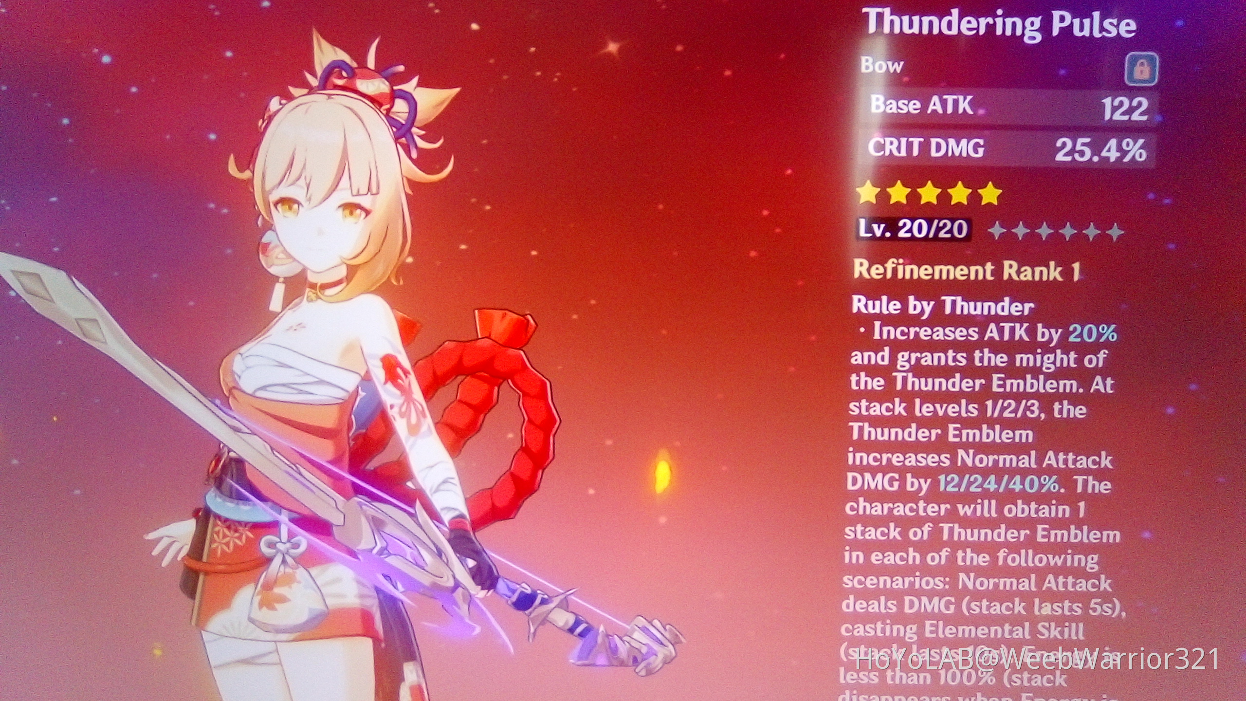 Extremely early Thundering Pulse Genshin Impact | HoYoLAB