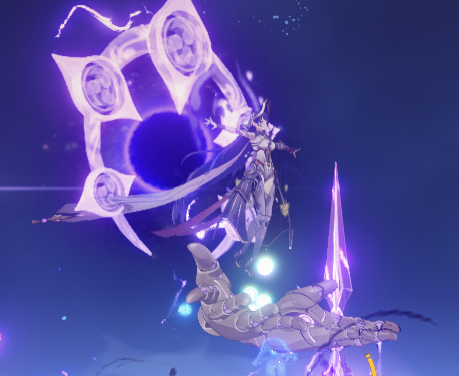 Raiden Shogun does a T-Pose to assert dominance Genshin Impact | HoYoLAB