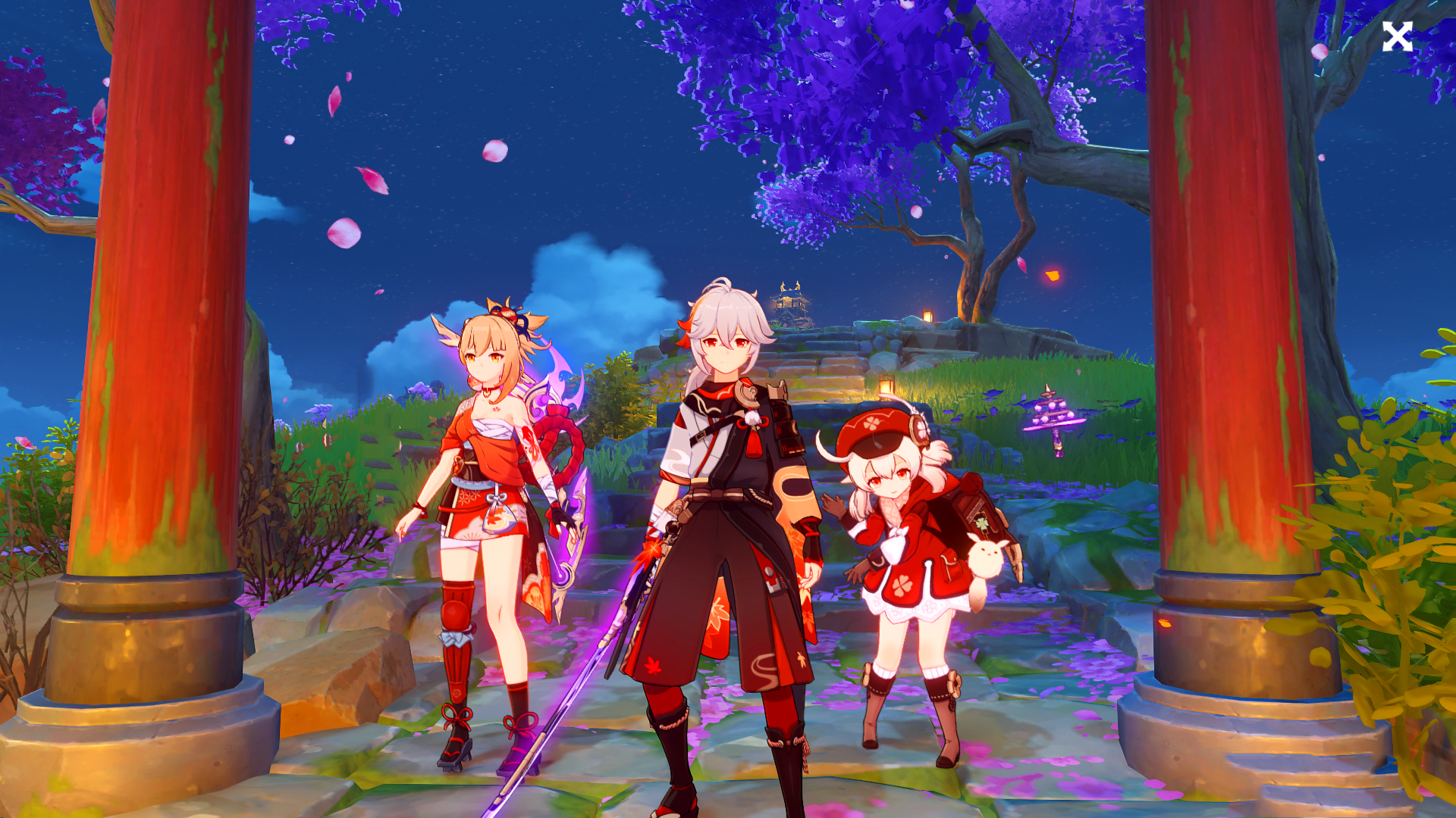 Inazuma red n purple Genshin Impact | HoYoLAB