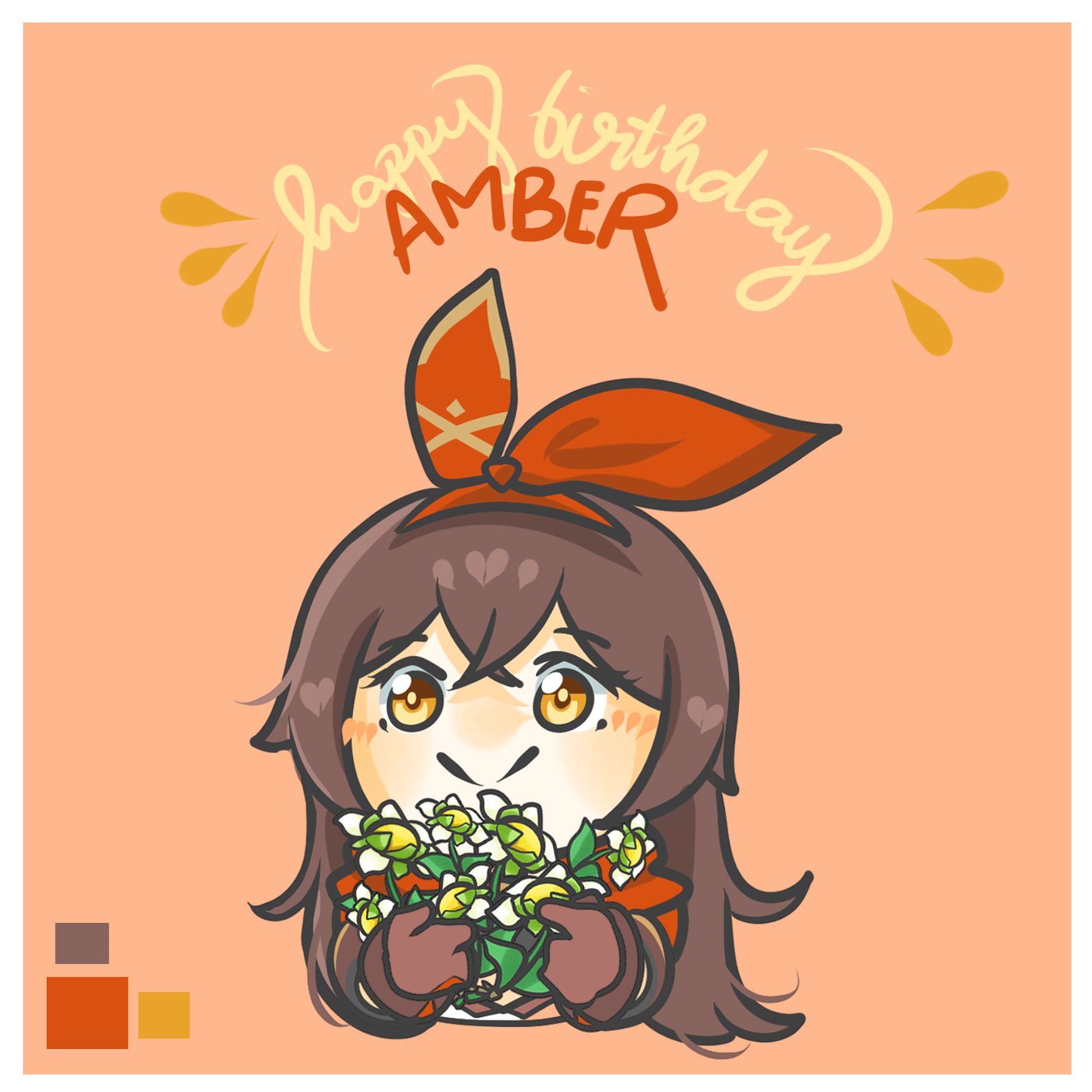 Happy birthday, Amber! Genshin Impact | HoYoLAB