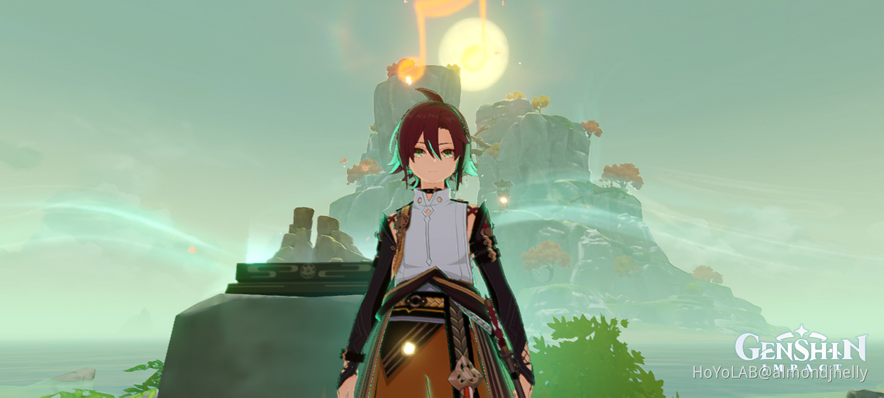 Liyue's Islands (Unyielding rocks) is my fave for this Genshin Impact ...