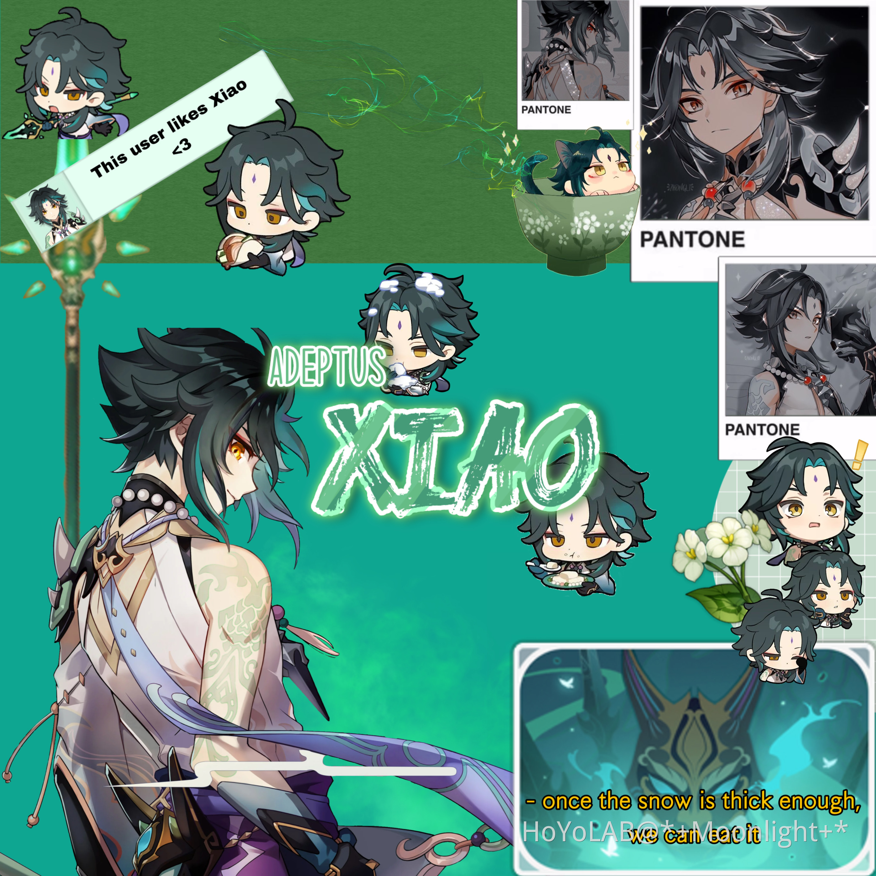 Haha me? So bored I made an edit of Xiao? cOuLdN't Be Me! Genshin ...