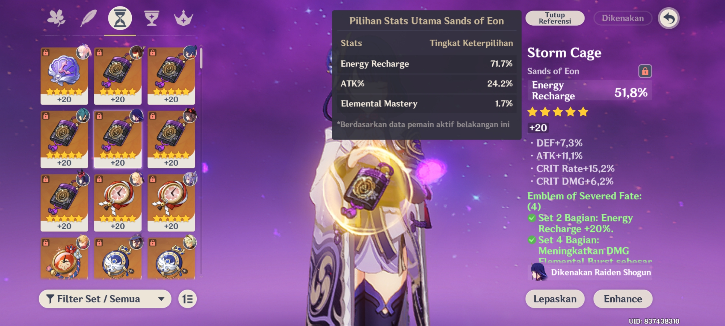 Raiden Sands ER VS Raiden Sands Atk Genshin Impact | HoYoLAB