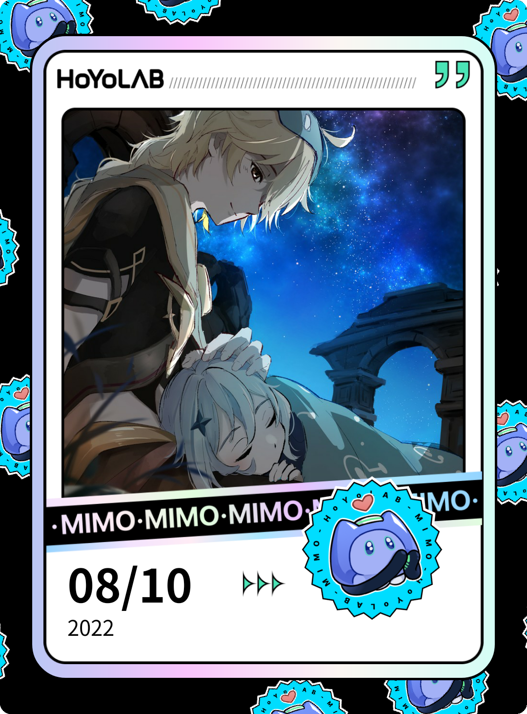 08/10 Diary -# Welcome home! sweet dreams paimon 🥰 Genshin Impact | HoYoLAB