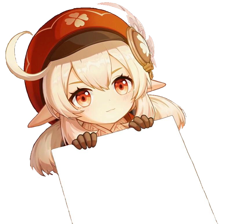 Klee holding a sign meme template Genshin Impact | HoYoLAB