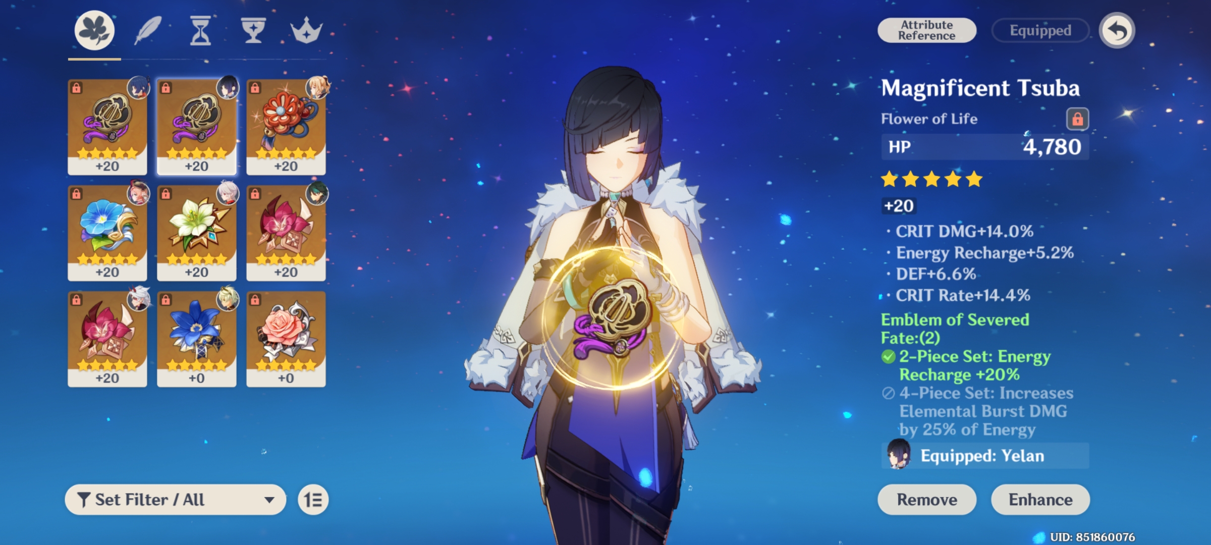 1st 40+ cv artifact Genshin Impact | HoYoLAB