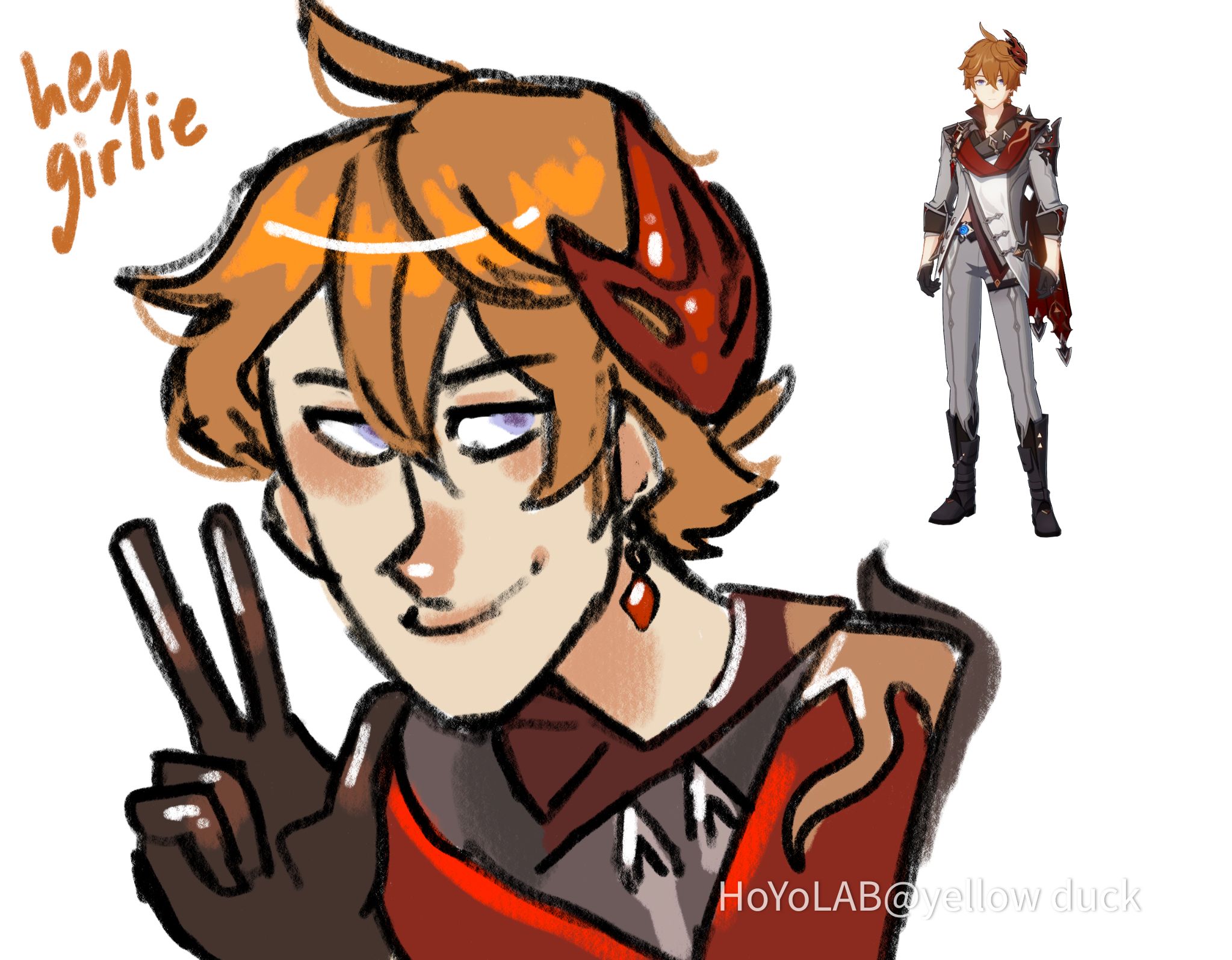 childe doodle ig Genshin Impact | HoYoLAB