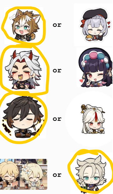 Whats with all the geo male people today Genshin Impact | HoYoLAB