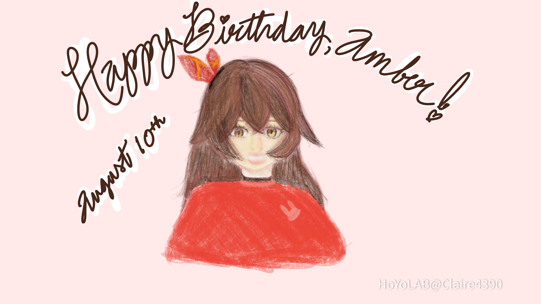 Happy Birthday, Amber! Genshin Impact | HoYoLAB