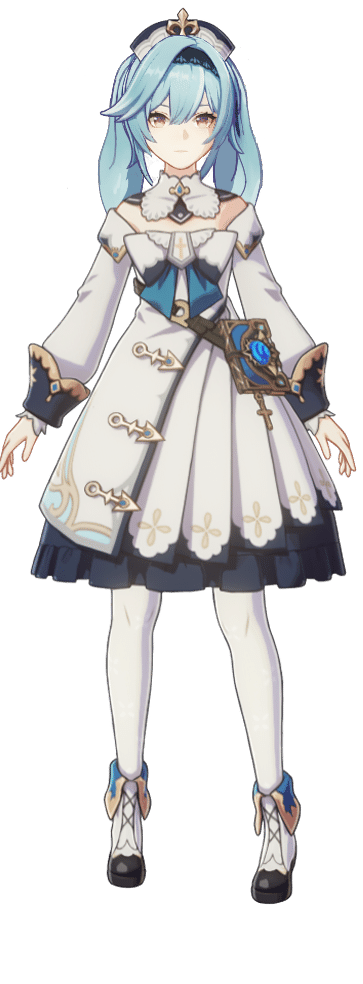 I made Eula wear Barbaras outfit with two pigtails Genshin Impact | HoYoLAB