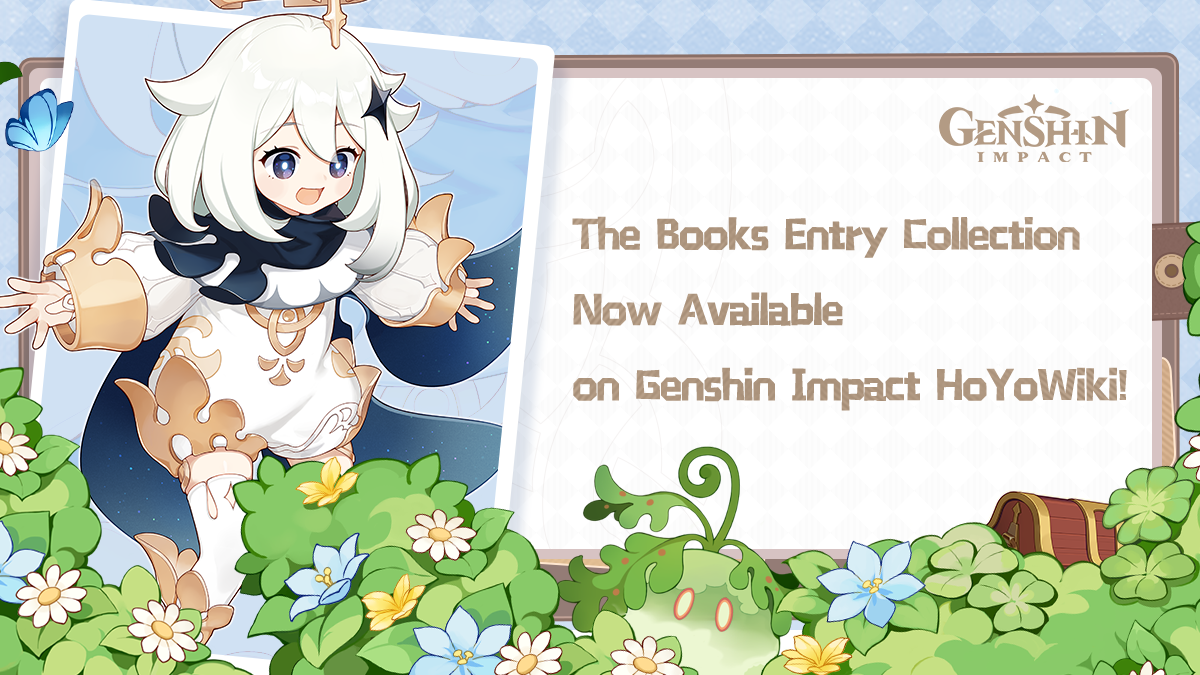 The Books Entry Collection Now Available on Genshin Impact HoYoWiki ...