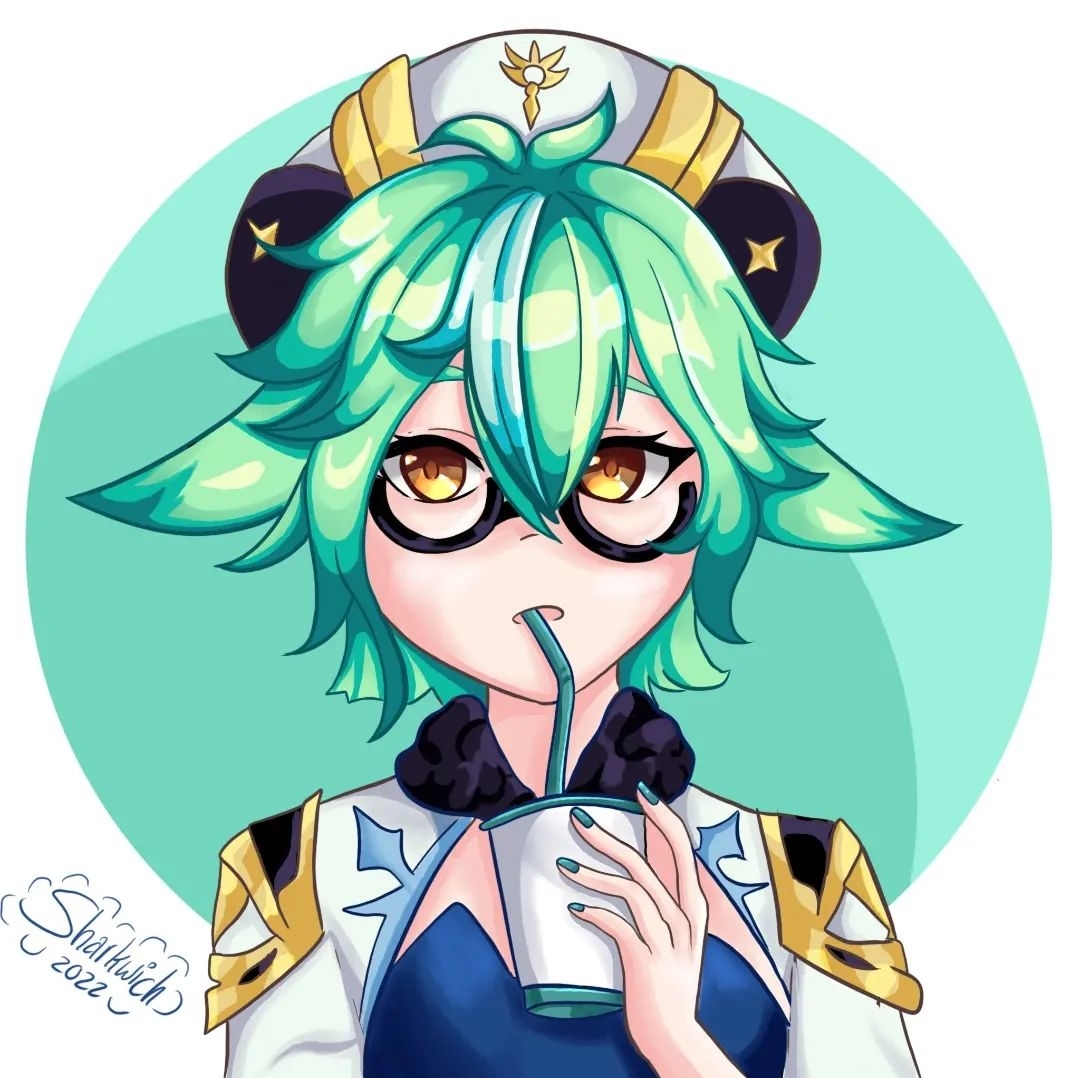 Sucrose Icon Artwork 💚 ️ Genshin Impact | HoYoLAB