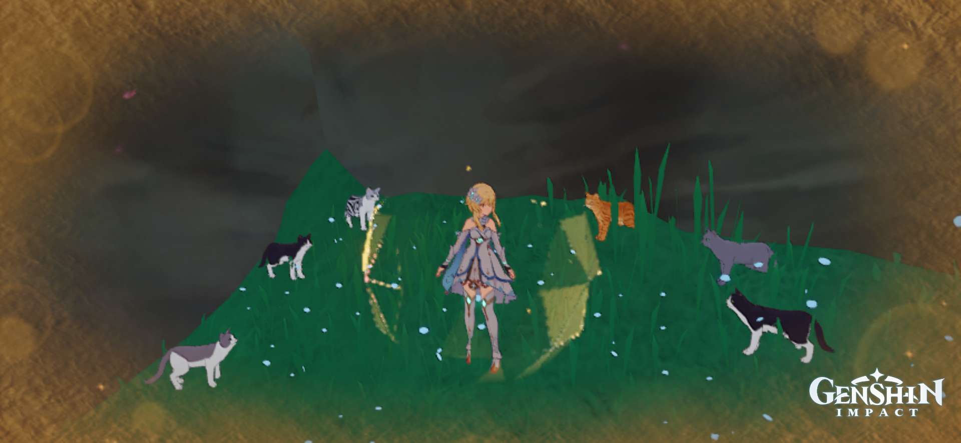 Lumine And The Cats. Genshin Impact | HoYoLAB