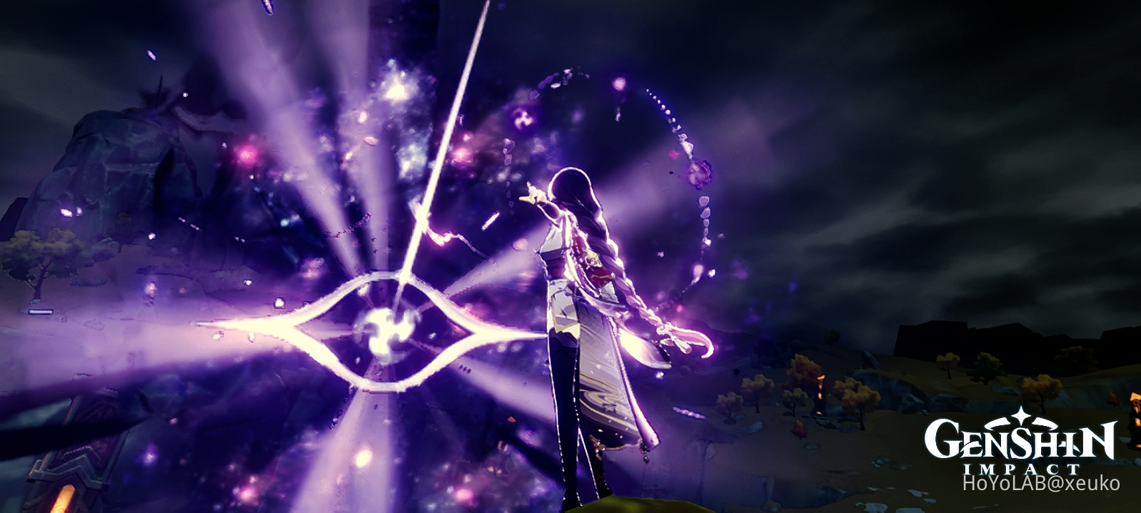 shogun and her companion Genshin Impact | HoYoLAB