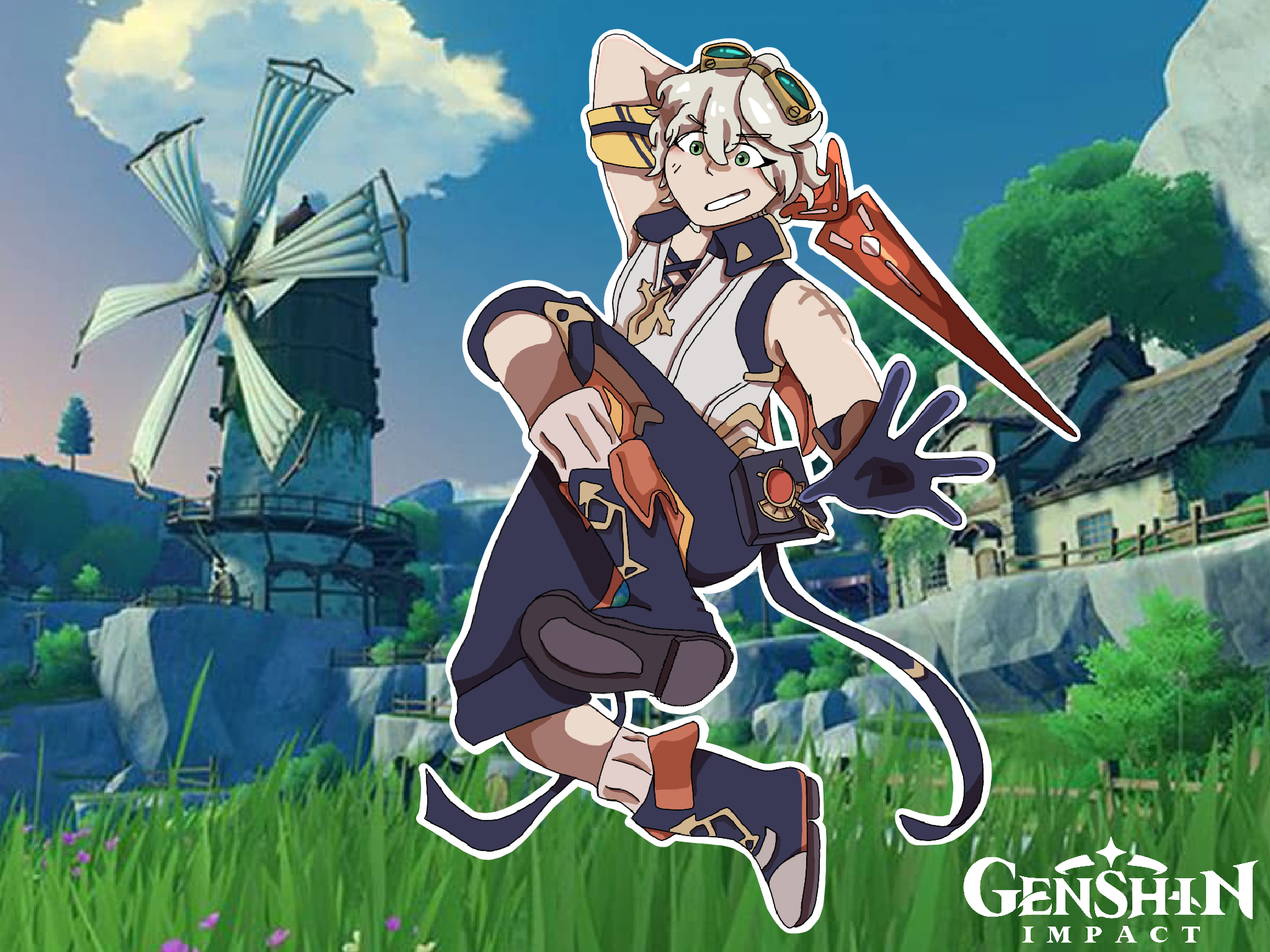 Bennett fan art because i’ve wasted 50 wishes Genshin Impact | HoYoLAB