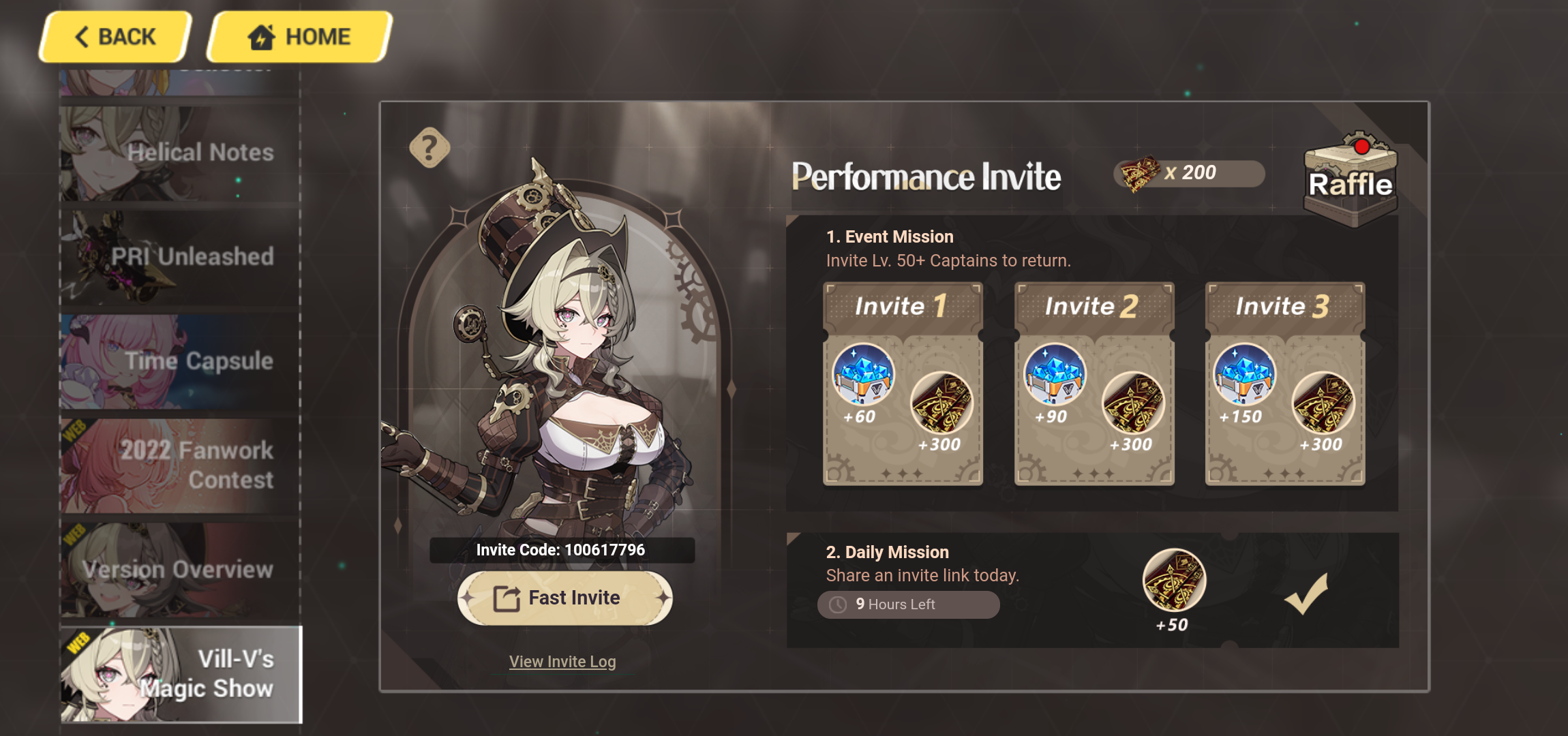 Vill-V's magic show Honkai Impact 3rd | HoYoLAB