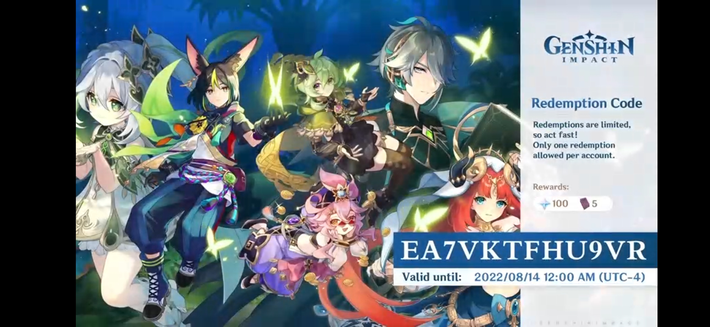 "NEW CODES" Genshin Impact | HoYoLAB