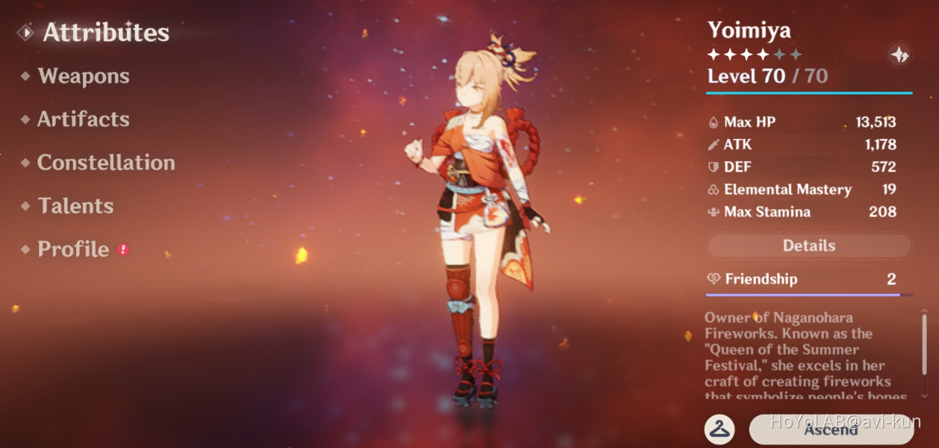 Guys this is my yoimiya build is this good? Genshin Impact | HoYoLAB