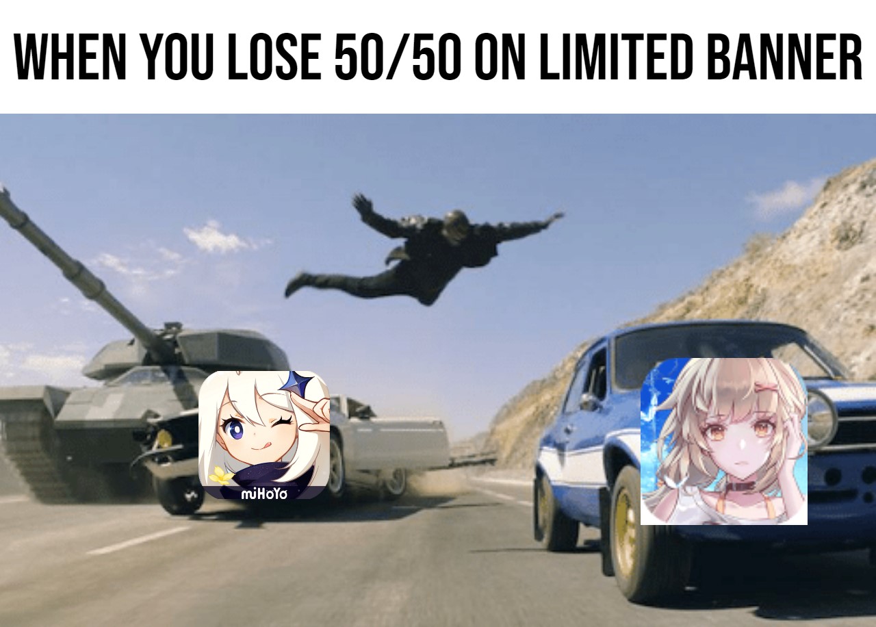 When you lose 50/50 on limited banner... Genshin Impact | HoYoLAB