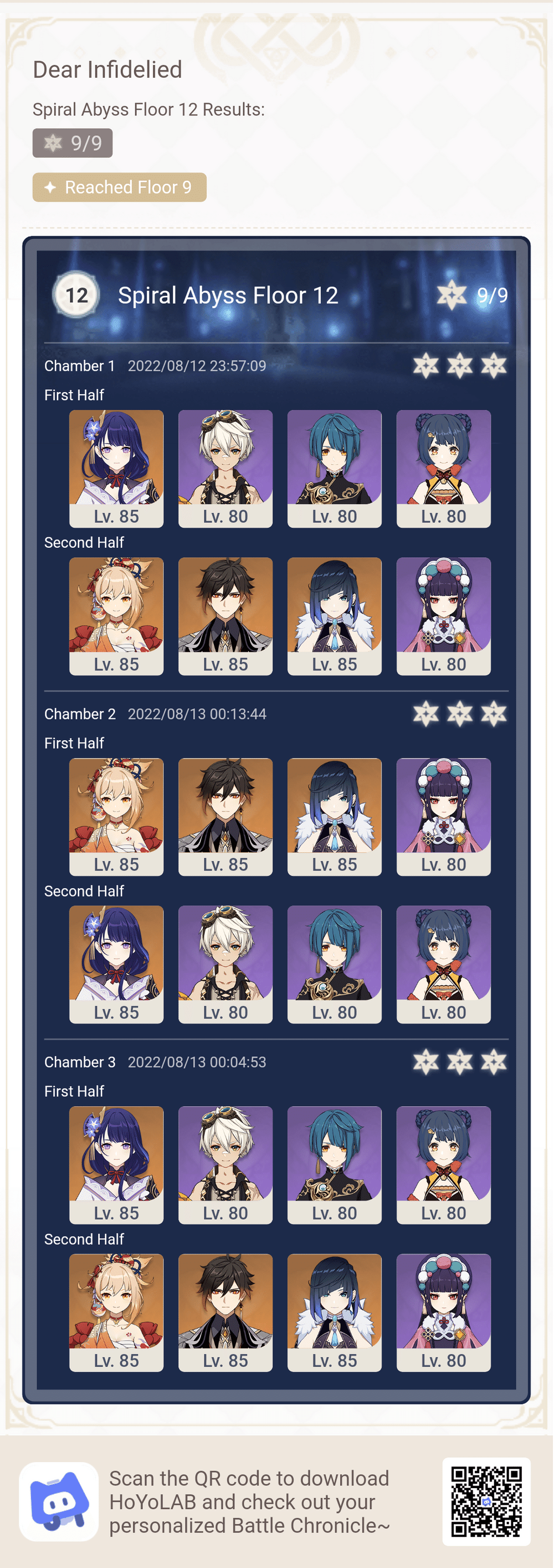 First 36 star this rotation Genshin Impact | HoYoLAB