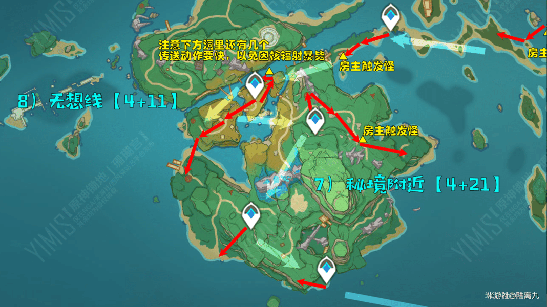 【V2.8】Nobushi and Kairagi Farming Routes︱刀镡高效率锄地路线 Genshin Impact | HoYoLAB