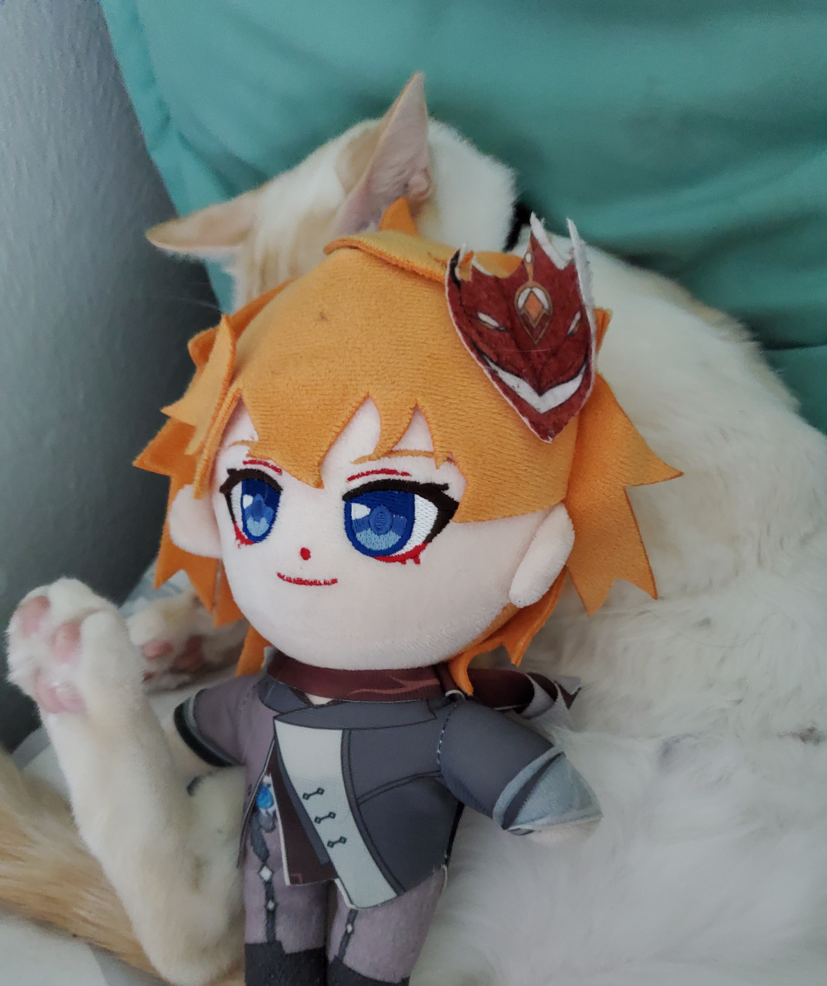 My cat and Childe | Genshin Impact | HoYoLAB