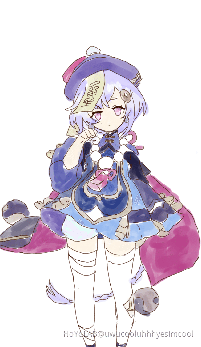 Qiqi drawing! Genshin Impact | HoYoLAB