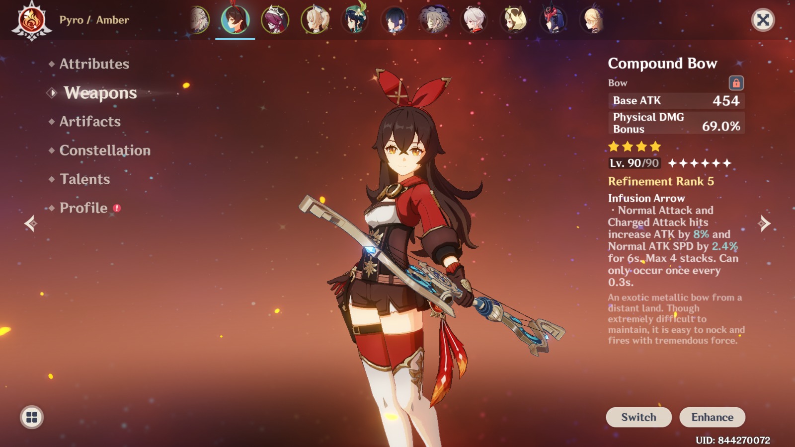 I got a bow billet today, so I R5ed compound bow for my girl amber ...