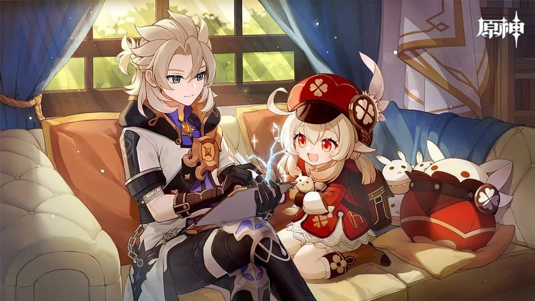 Hai anh em Klee và Albedo Genshin Impact | HoYoLAB