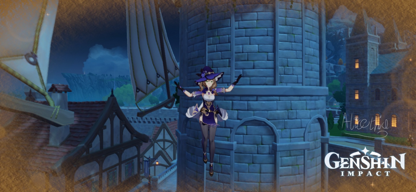 Falling Off A Windmill Genshin Impact | HoYoLAB